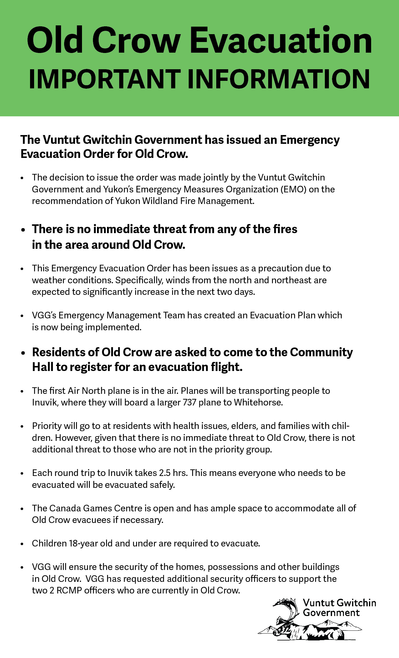 Vuntut Gwitchin First Nation Government Website